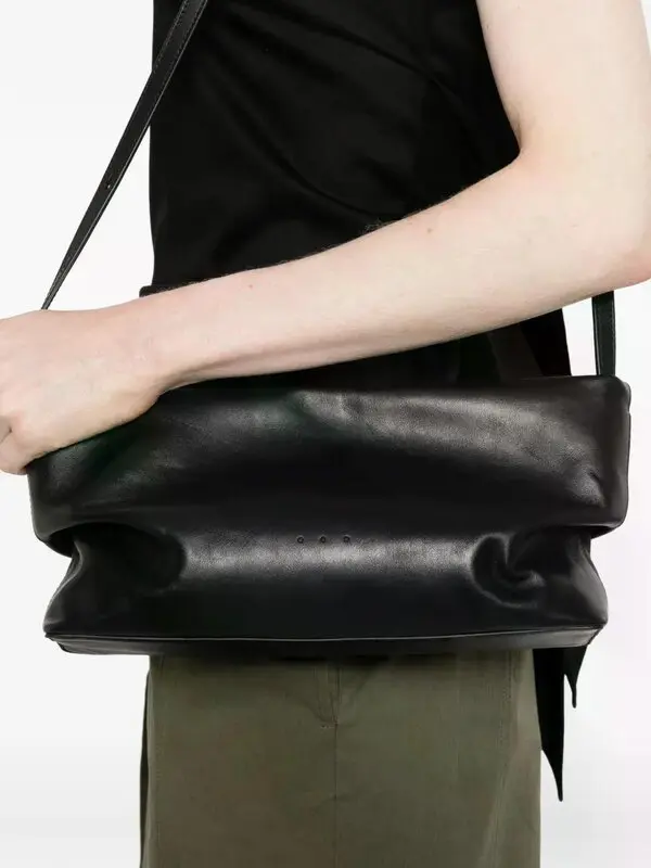 AESTHER EKME Medium Nina Leather Clutch Bag - Black