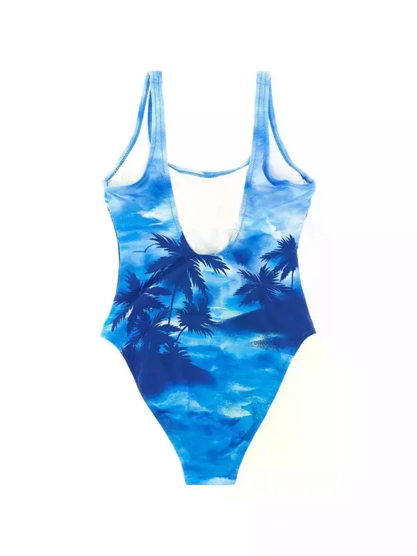 Polo Ralph Lauren Patterned Print One Piece Swimsuit