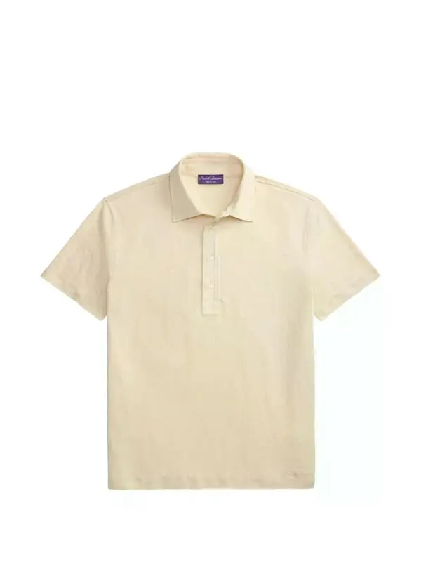 Ralph Lauren Purple Label Short-sleeved Polo Shirt - Neutrals