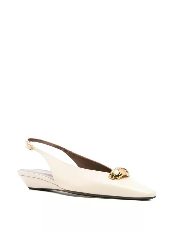 GIUSEPPE ZANOTTI Gold-tone Detail Sandals - Neutrals