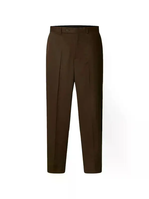 SELECTED Relaxed Tailored Trousers - Brown