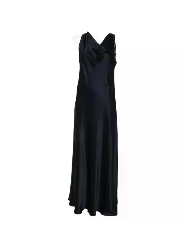 Antonelli Firenze Marcus Embellished Cowl-neck Maxi Dress - Black