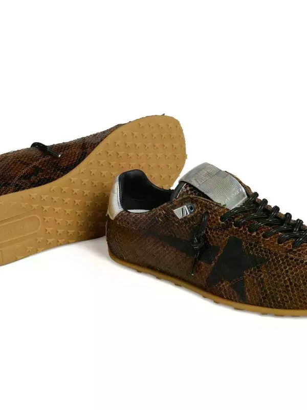 GOLDEN GOOSE Marathon Speed Printed Leather Sneakers
