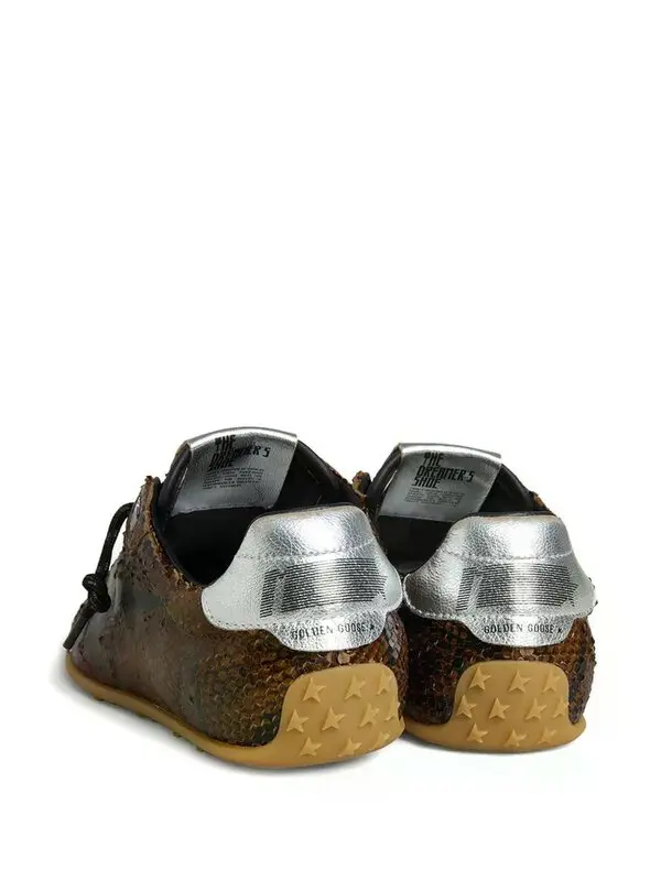 GOLDEN GOOSE Marathon Speed Leather Sneakers - Brown