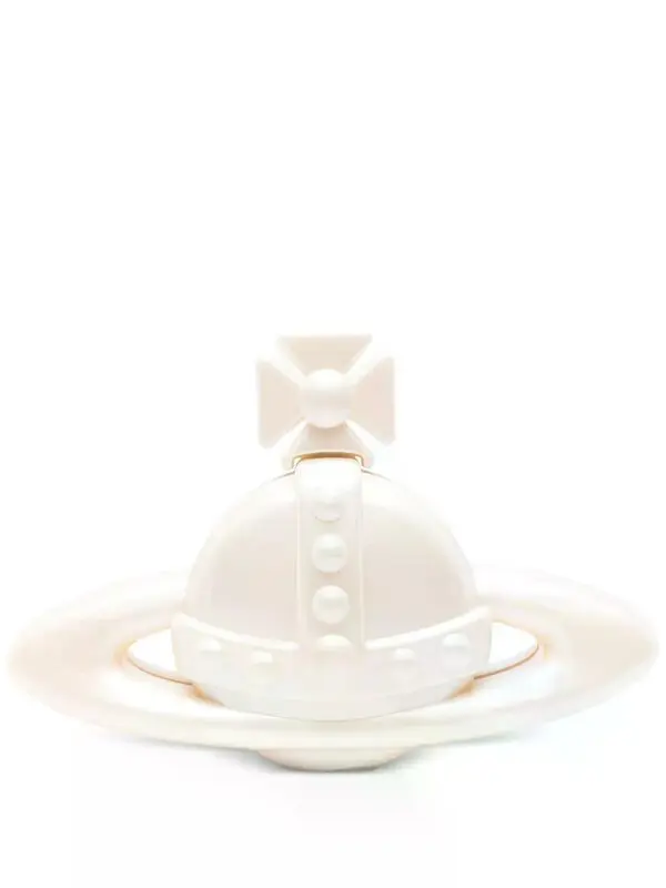 VIVIENNE WESTWOOD 3d Orb Clutch - Neutrals