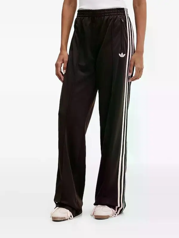 Adidas Stripe-detail Track Pants - Brown