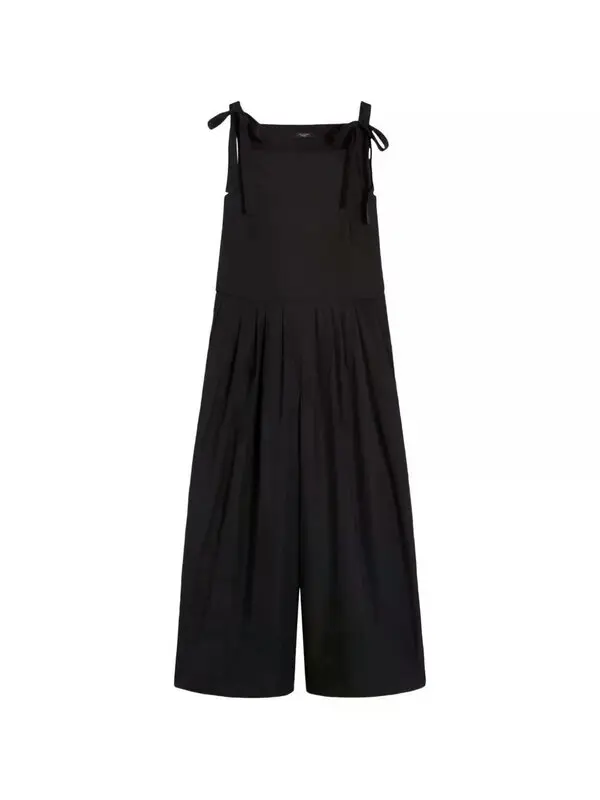 Max Mara Tie Strap Jumpsuit - Black