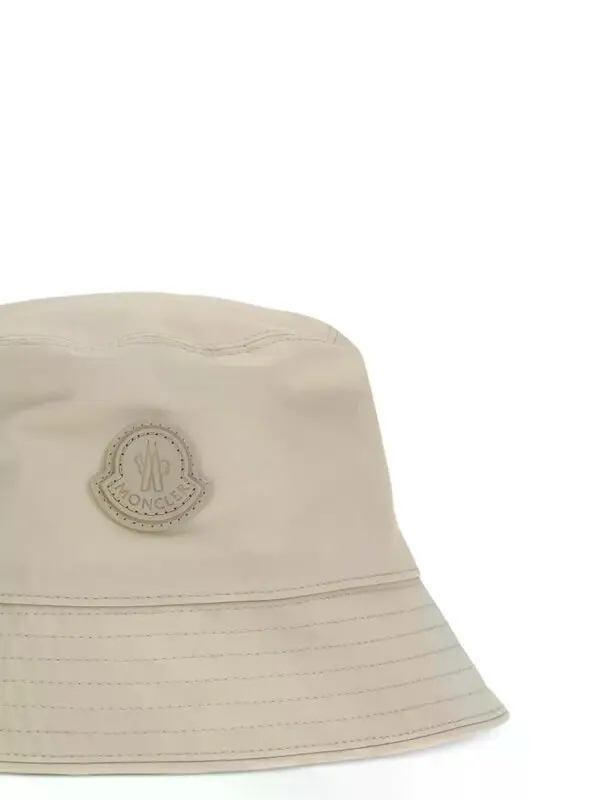 Moncler Logo-patch Bucket Hat - Black