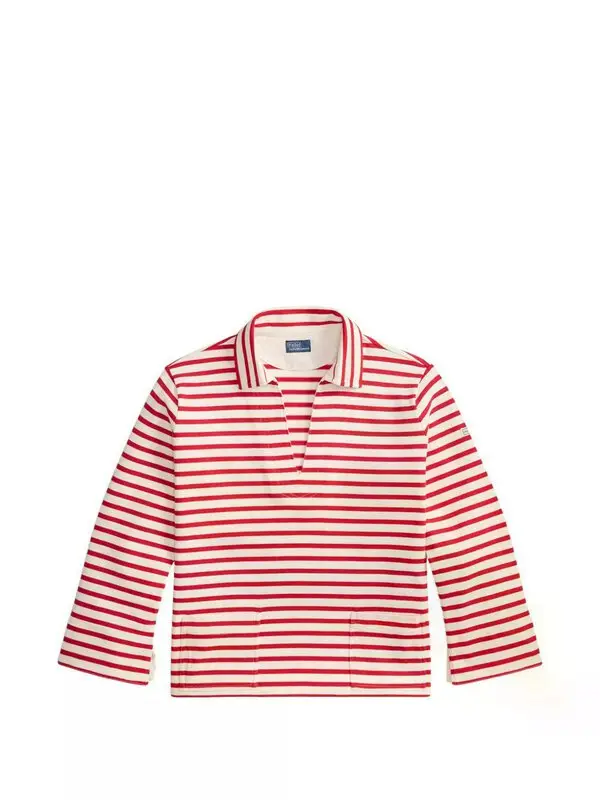 Polo Ralph Lauren Striped Shirt With Pocket - Red