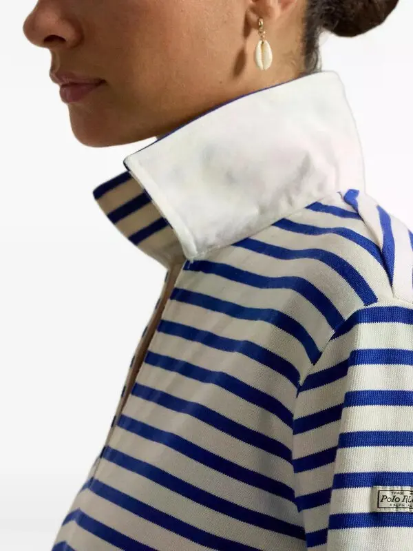 Polo Ralph Lauren Striped V-neck Mini Dress