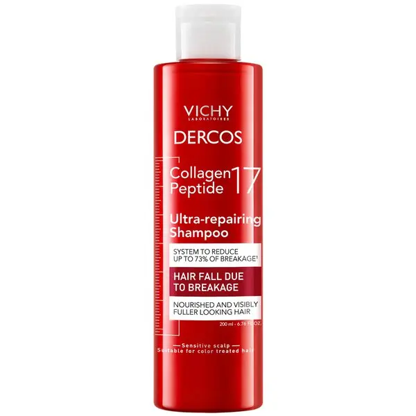 VICHY Dercos Collagen Peptide 17 Ultra-repairing Shampoo - One-color