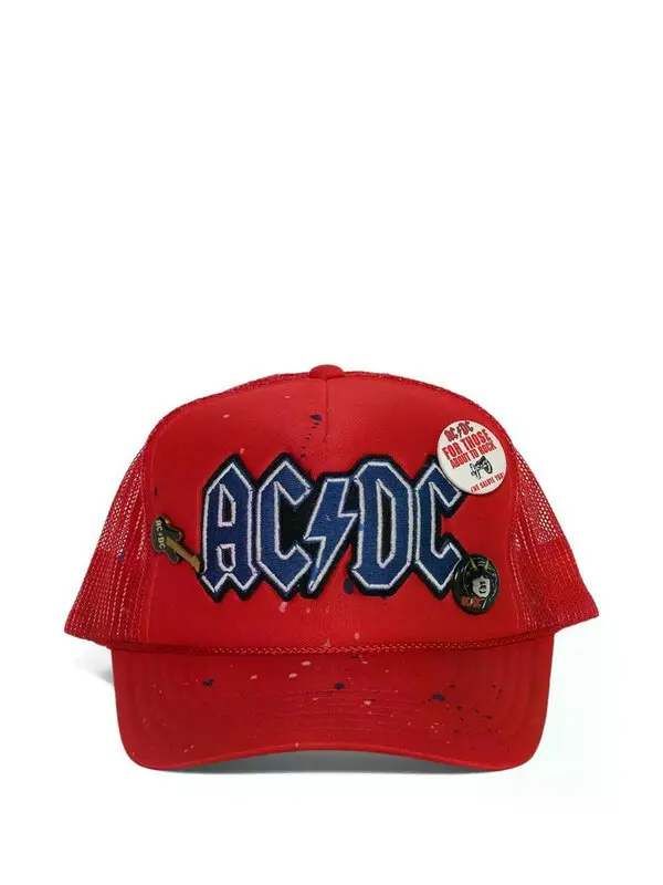 MadeWorn Embroidered Trucker Cap - Red
