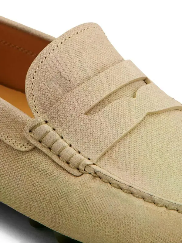 TOD'S Logo-detail Loafers - Neutrals