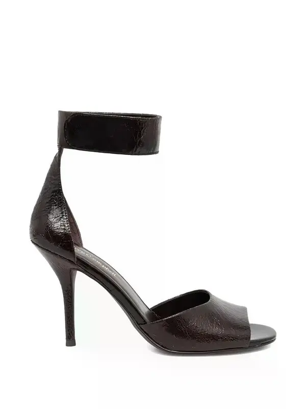 Jeffrey Campbell Leather Ankle Strap Stiletto Sandals