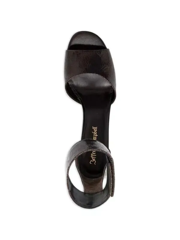 Jeffrey Campbell Leather Ankle Strap Stiletto Sandals