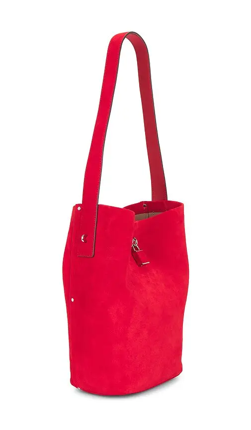 Tory Burch Suede Slim Bucket Bag