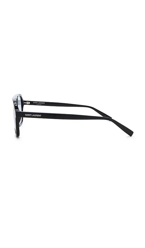 Saint Laurent Sl Logo Rectangular Sunglasses
