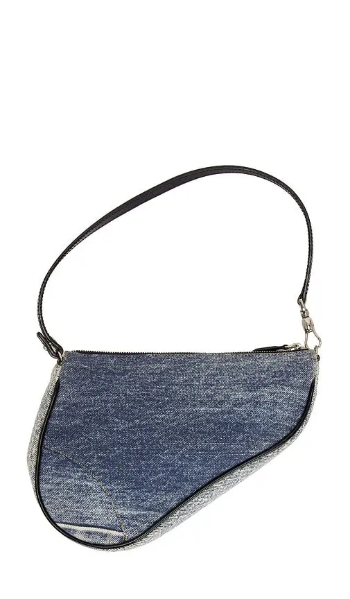 FWRD RENEW Dior Denim Saddle Bag