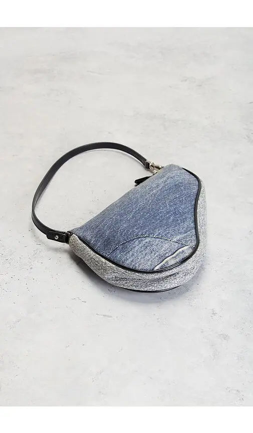 FWRD RENEW Dior Denim Saddle Bag