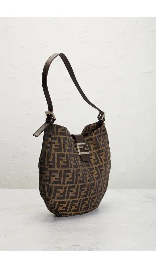 FWRD RENEW Fendi Zucca Hobo Bag