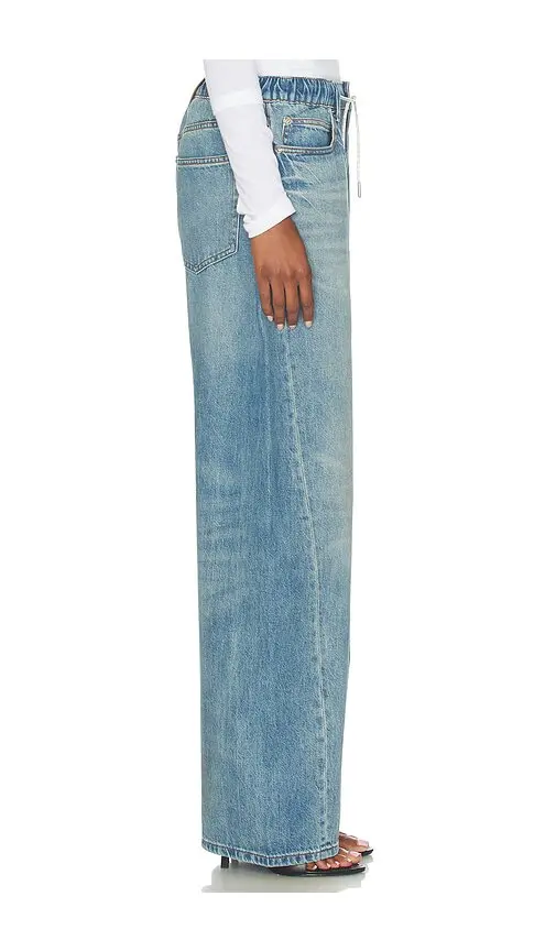 Alexander Wang Balloon Jogger Jeans With Crystal Drawcord - Blue