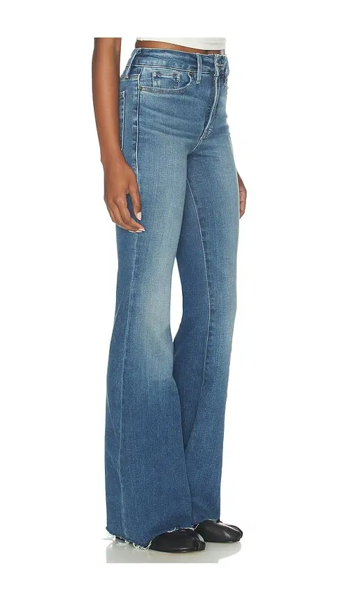 Good American Good Legs Flare Jeans - Blue