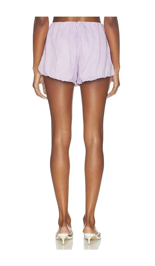 AEXAE Linen Balloon Short - Lavender