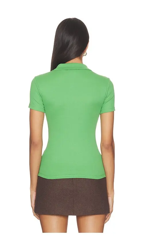 Lacoste Slim Fit Ribbed Polo - Green