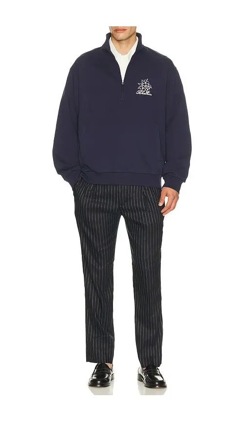 KHALHON Urban Club Half Zip Sweater