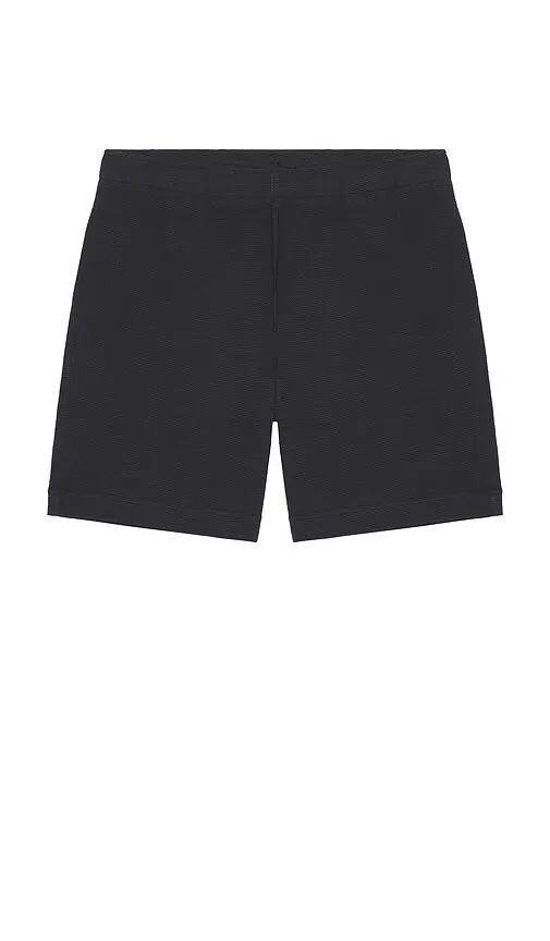 Vince Boucle Pull On Short - Navy