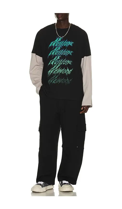 We11Done Wide Fit Cargo Pants