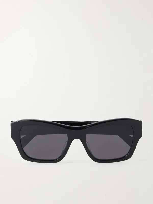 Celine Triomphe Square-frame Acetate Sunglasses - Black