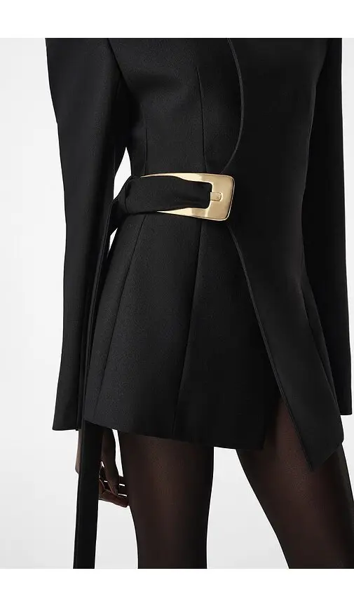 Revolve Sonya Jacket With Gold Buckle Detail