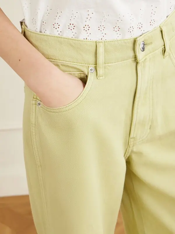 Veronica Beard Kasey Mid-rise Wide-leg Jeans