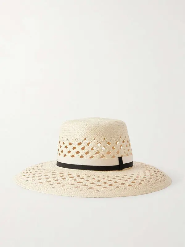 GIGI BURRIS MILLINERY Clara Woven Straw Sunhat - Neutral