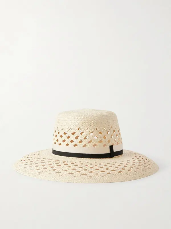 GIGI BURRIS MILLINERY Clara Woven Straw Sunhat - Neutrals