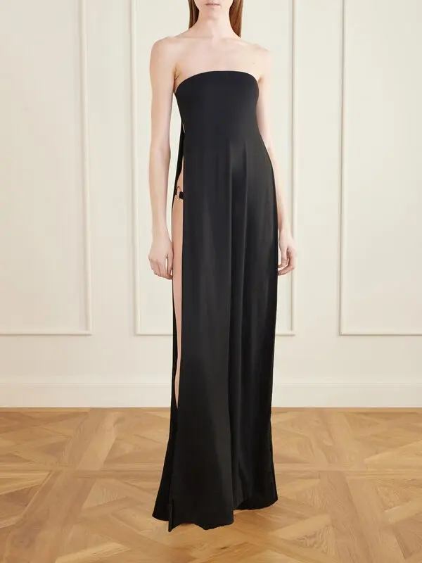 TALLER MARMO Penelope Strapless Maxi Cover-up