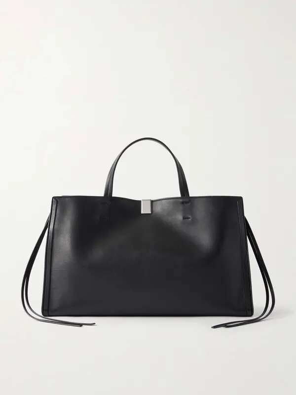 Phoebe Philo Kit Cabas Medium Leather Tote - Black