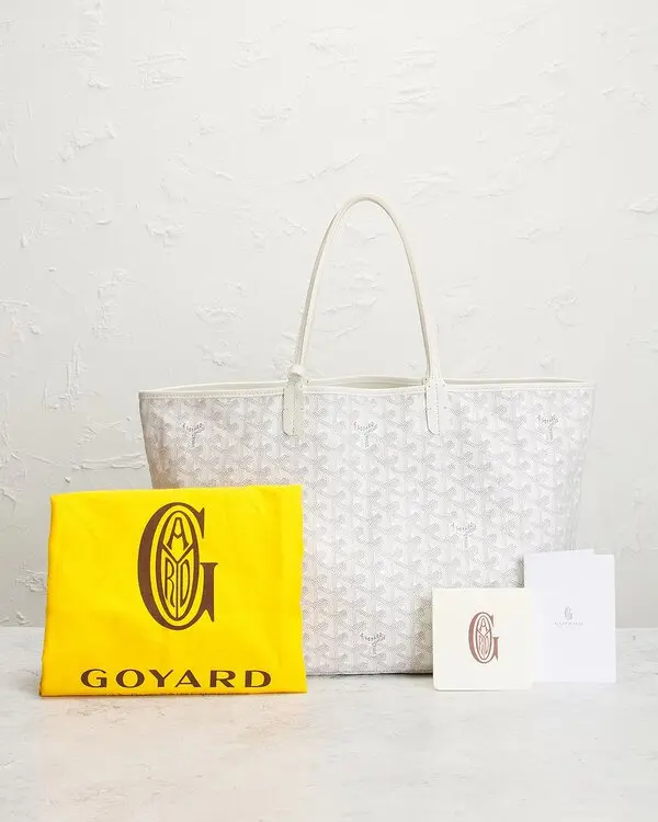 Goyard Saint Louis Pm Tote Bag - White