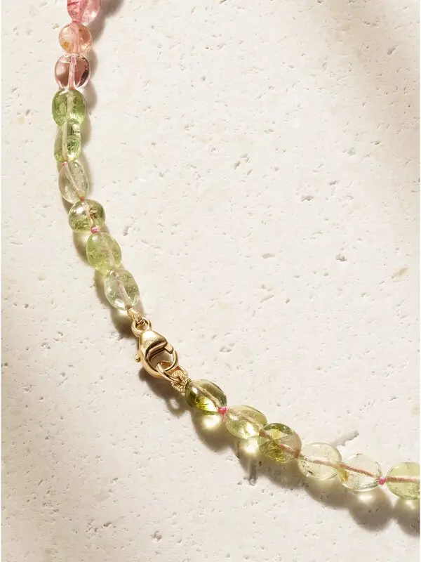 Jia Jia Arizona Candy 14-karat Gold Tourmaline Necklace