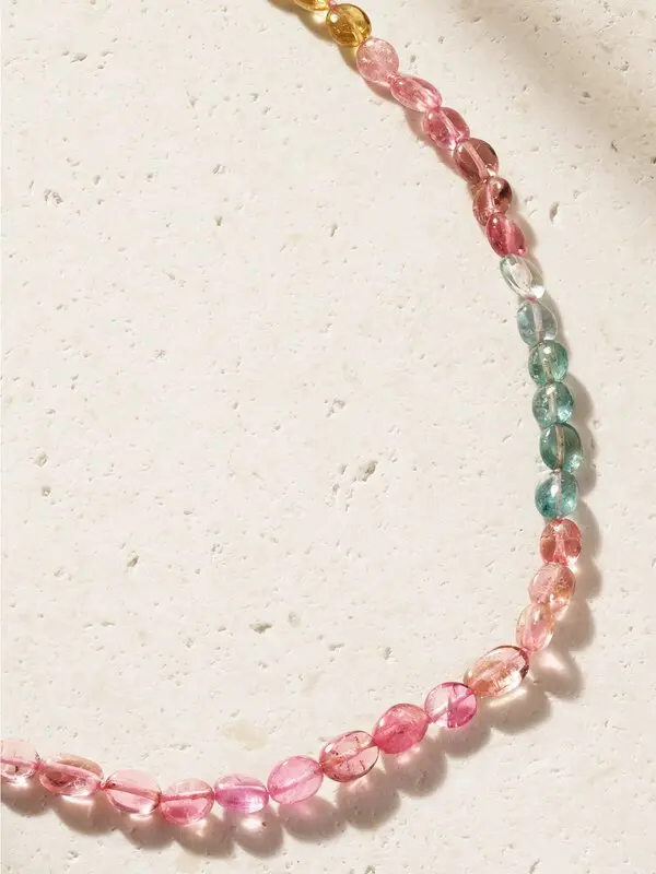 Jia Jia Arizona Candy 14-karat Gold Tourmaline Necklace