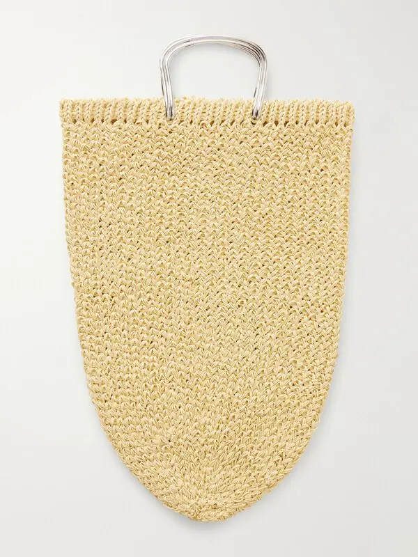 Tory Burch Woven Raffia Tote Bag - Neutrals
