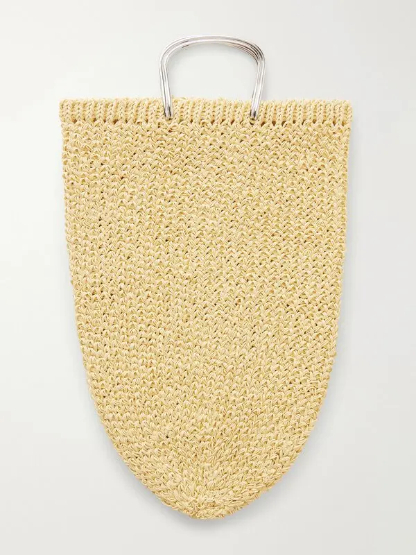Tory Burch Woven Raffia Tote Bag - Neutrals
