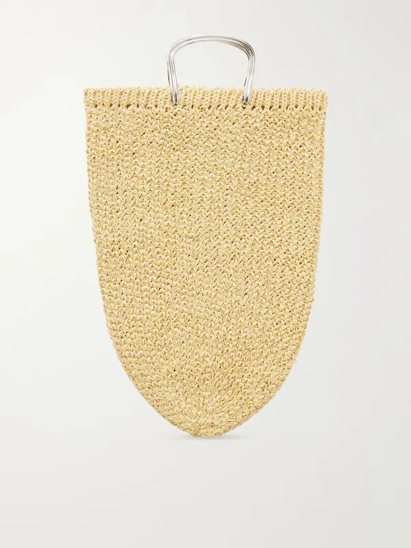 Tory Burch Woven Raffia Tote Bag - Neutrals