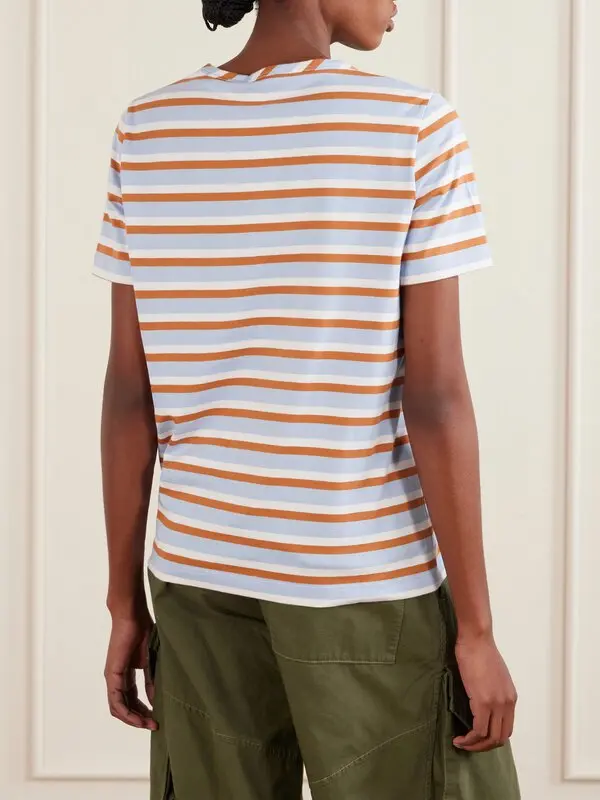 Marni Appliquéd Striped Cotton-jersey T-shirt