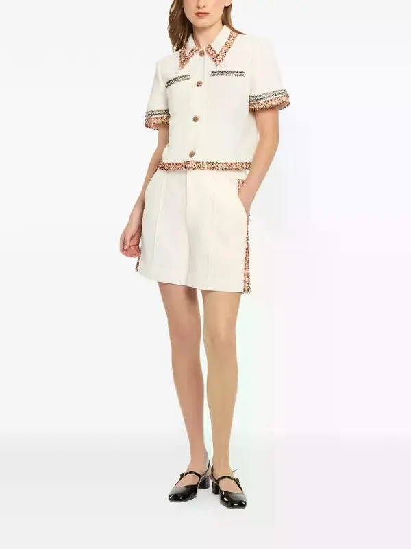 Cinq À Sept Fringed Collared Jacket