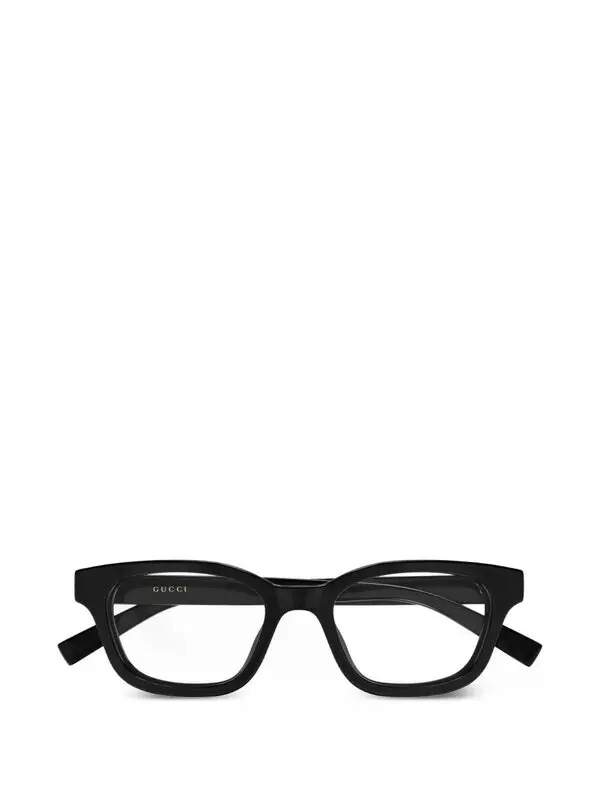 Gucci Logo-detail Glasses - Black