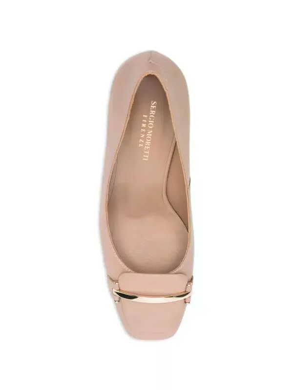 SERGIO MORETTI FIRENZE Square-toe Pumps - Neutrals