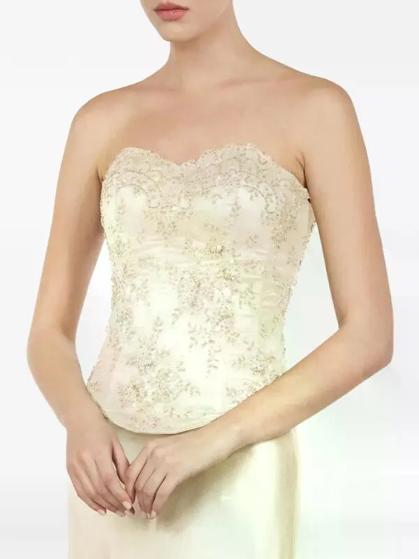 ALEXIA & ANTONIA Embellished Lace Corset
