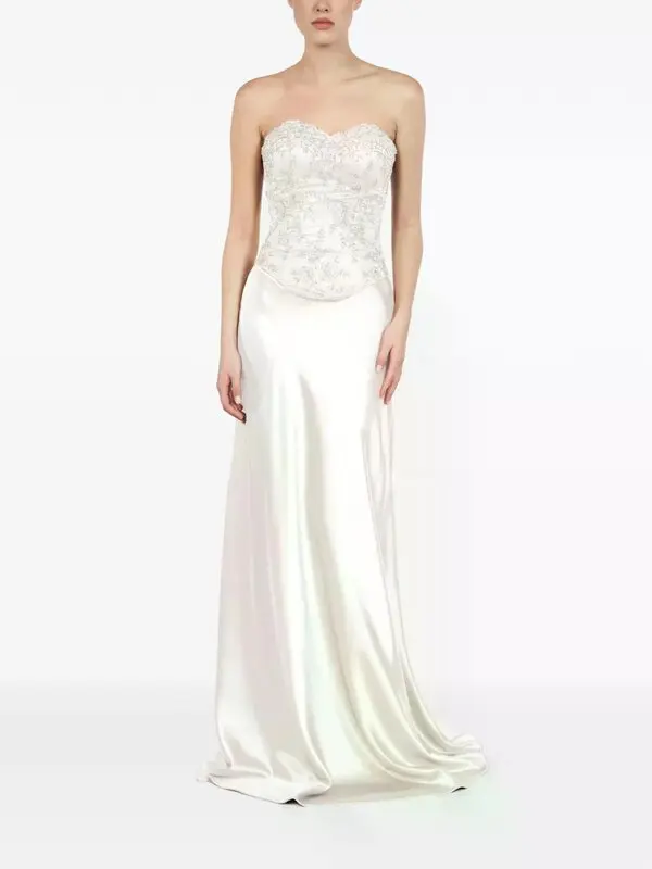 ALEXIA & ANTONIA Embellished Lace Corset